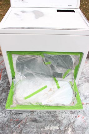 Spray Painting Washer and Dryer