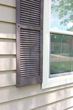 Updating Faded Vinyl Shutters - Checking In With Chelsea