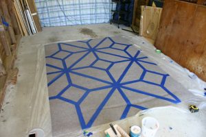 How to Paint an Outdoor Area Rug