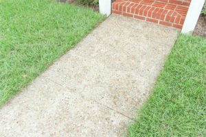 Easy Way to Clean and Maintain a Concrete Walkway - Checking In With ...