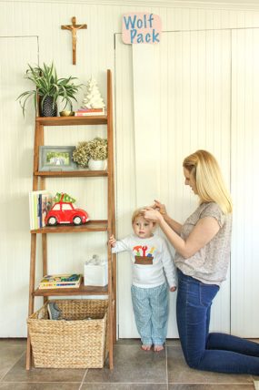 DIY Kid Growth Chart Keepsake